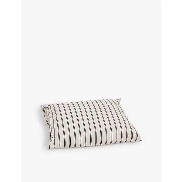 TEKLA Percale Double Cotton Pillow Sham 50cm X 75cm - Hopper Stripes