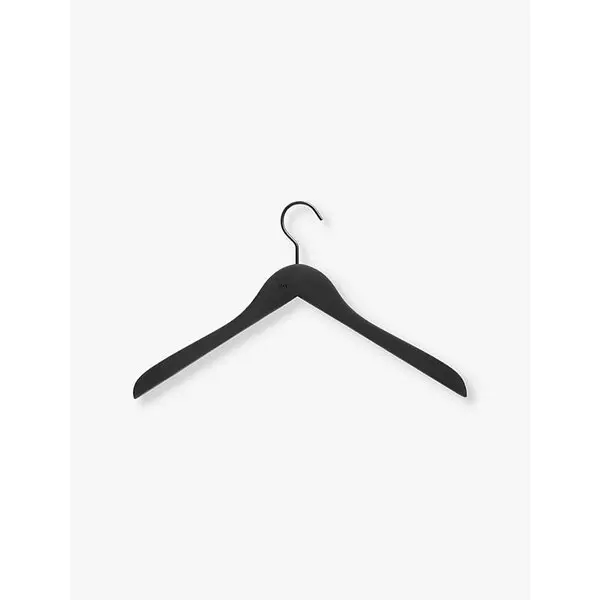 HAY Soft Wood Coat Hanger - Slim Black