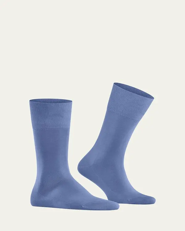 Falke Tiago Cotton-stretch Crew Socks - Antrhracite