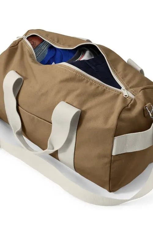 LANDS' END Canvas Weekender Duffle Bag - Rich Camel