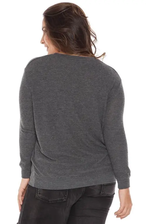 SLINK JEANS Graphic Crewneck Sweatshirt