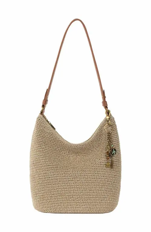THE SAK Sequoia Crochet Hobo Bag - Bamboo Static