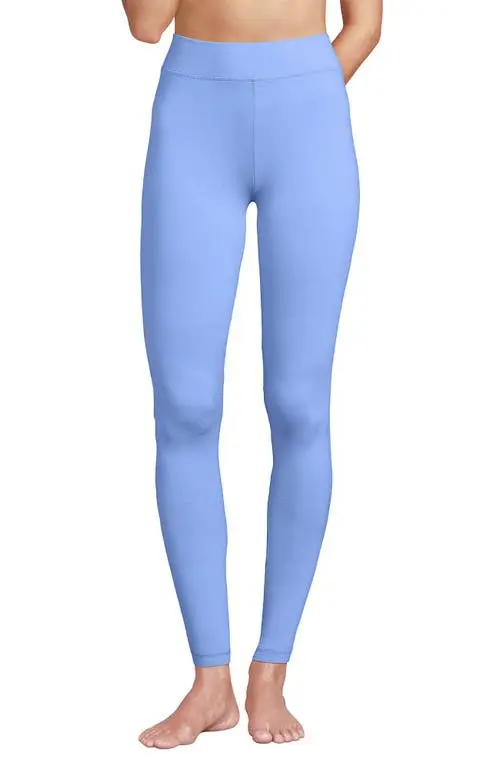 LANDS' END Baselayer Thermaskin Pants - Clear Blue Sky