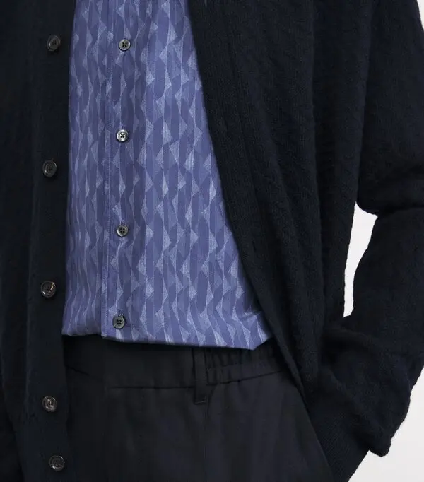 Corneliani Silk Printed Shirt