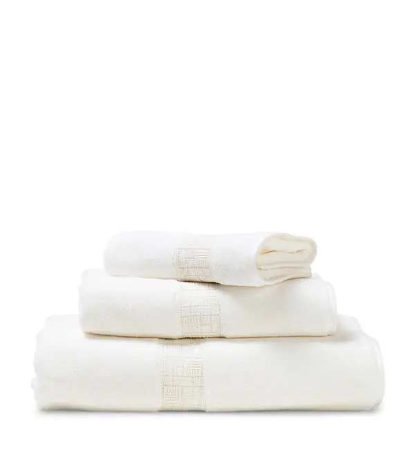 Frette Maze Lace Hand Towel - Ivory