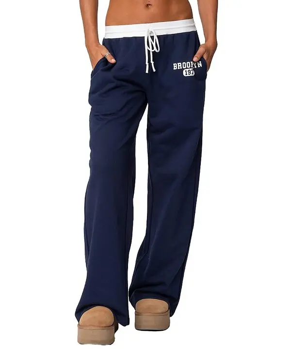 EDIKTED Brookie Sweatpants - Navy