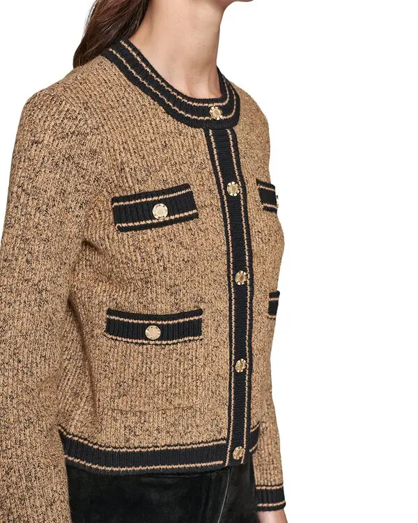Karl Lagerfeld Paris Button-front Cardigan