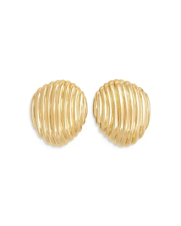 NINA GORDON Paloma Dome Earrings - Gold