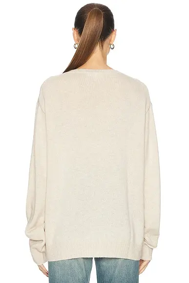 Eterne James Cashmere Sweater - Oatmeal