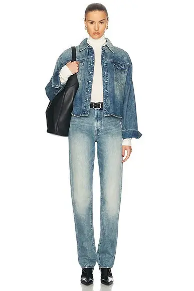 GRLFRND Michaela Denim Shirt
