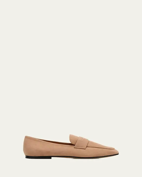 TOD'S Suede Bar Loafers
