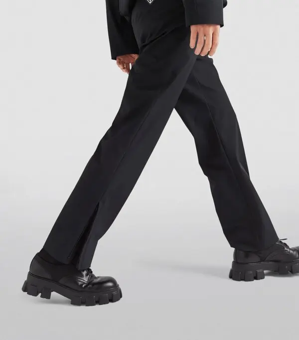Prada Split-detail Trousers