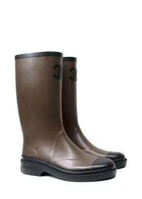 Chanel Rain Boots