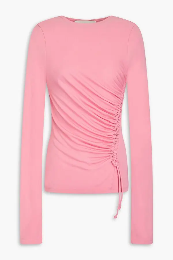 RÓHE Ruched Jersey Top