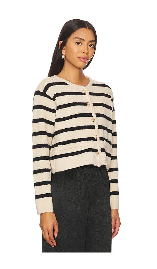 Line & Dot Benni Stripe Cardigan
