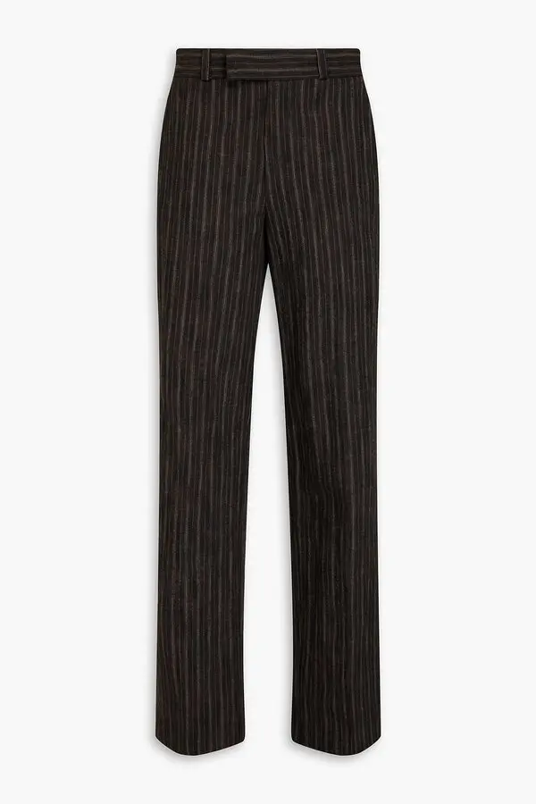 RÓHE Pinstriped Cotton-blend Tweed Pants