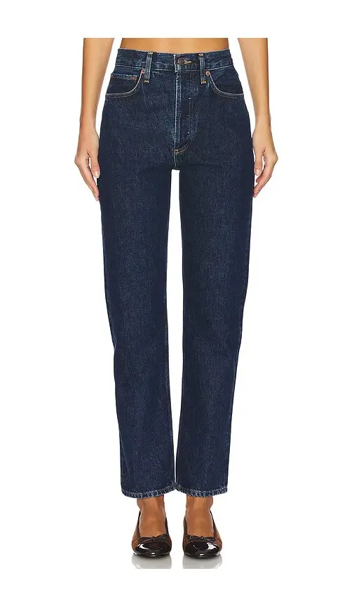 AGOLDE 90's Pinch Waist High Rise Straight Jeans - Pendulum