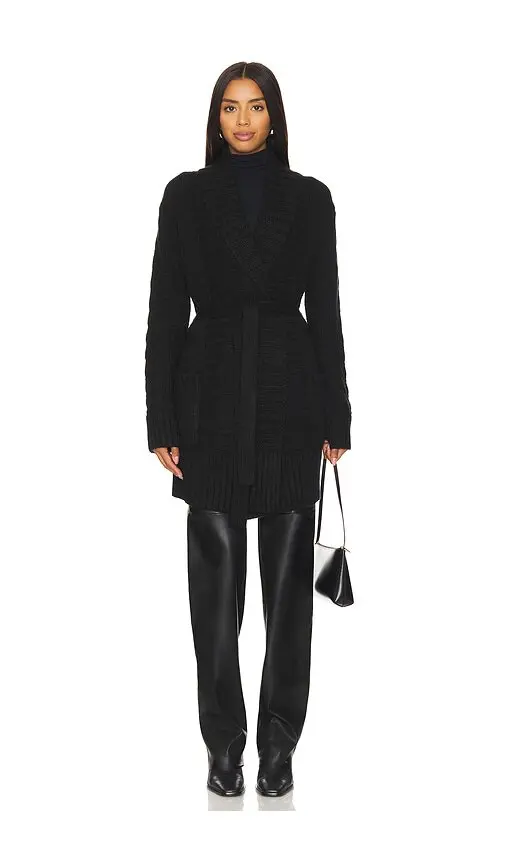 UNDERSTATED LEATHER Midi Rodeo Robe