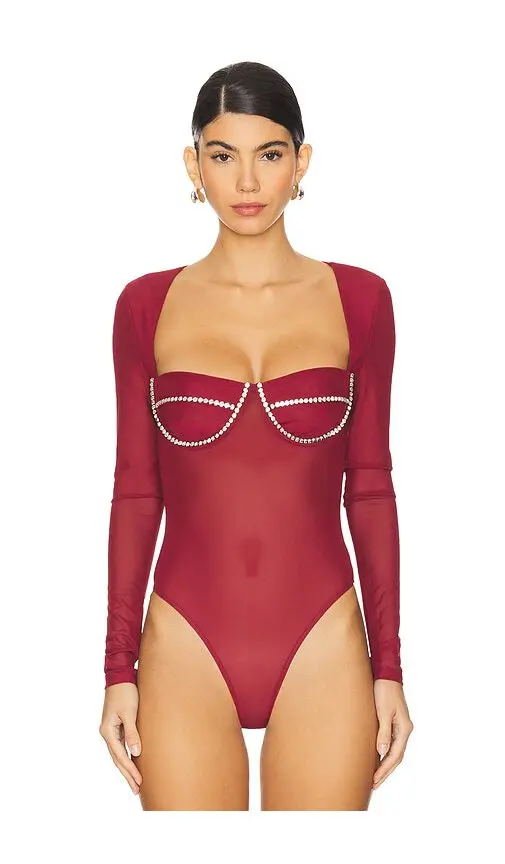 Bardot Carter Diamante Bodysuit