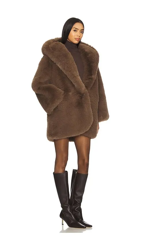 Giuseppe Di Morabito Faux Fur Coat - Camel