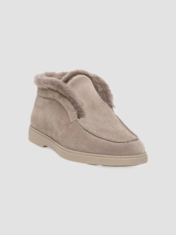 Santoni Fortune Suede Booties