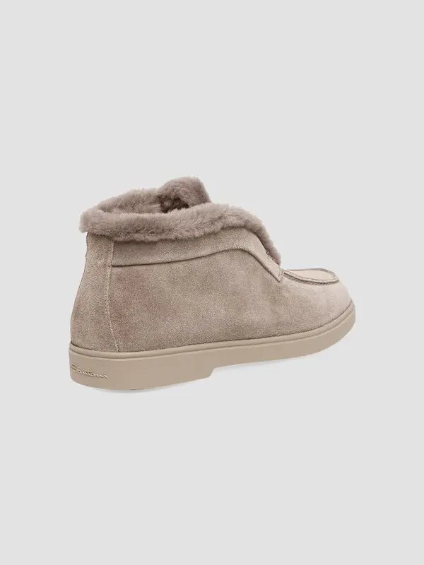 Santoni Fortune Suede Booties