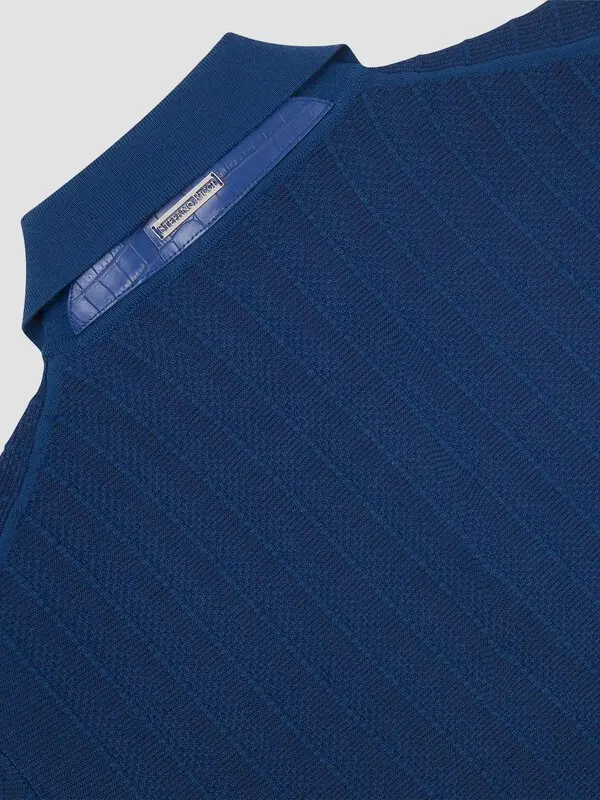 Stefano Ricci Three-button Polo Shirt - Navy