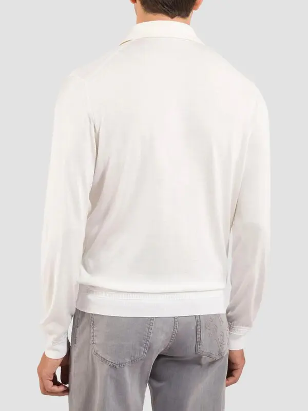 Stefano Ricci Silk Three-button Polo Shirt