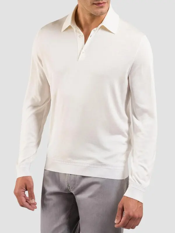 Stefano Ricci Silk Three-button Polo Shirt