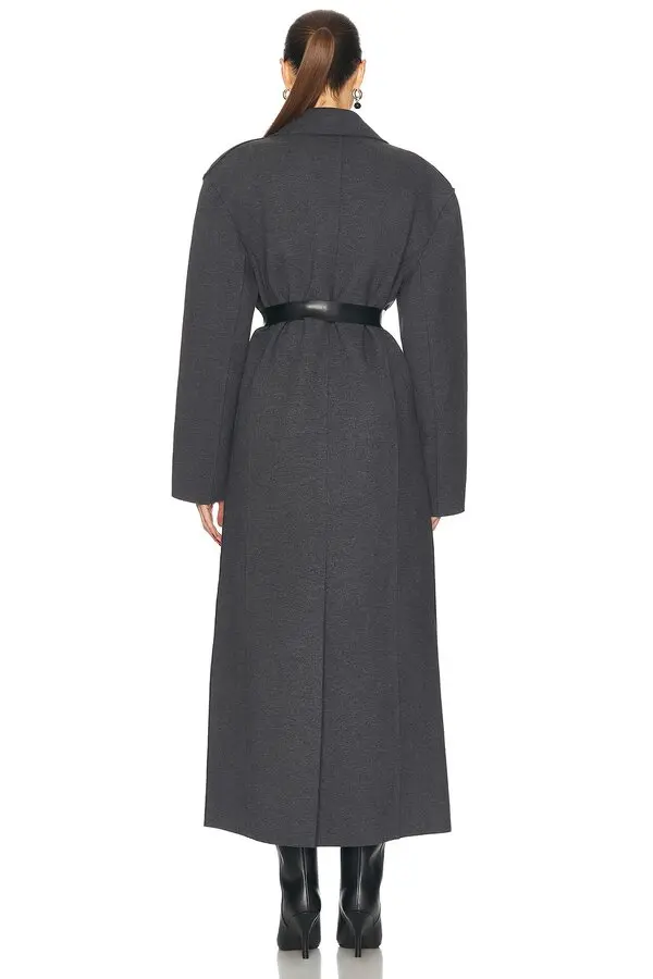 Norma Kamali Oversized Double Breasted Coat