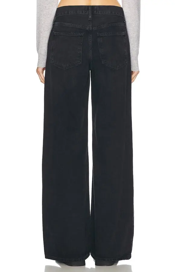 AGOLDE Clara Low Rise Baggy Flare Jeans
