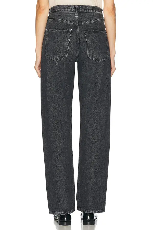 AGOLDE Kelly High Rise Relaxed Straight Jeans - Eclipse