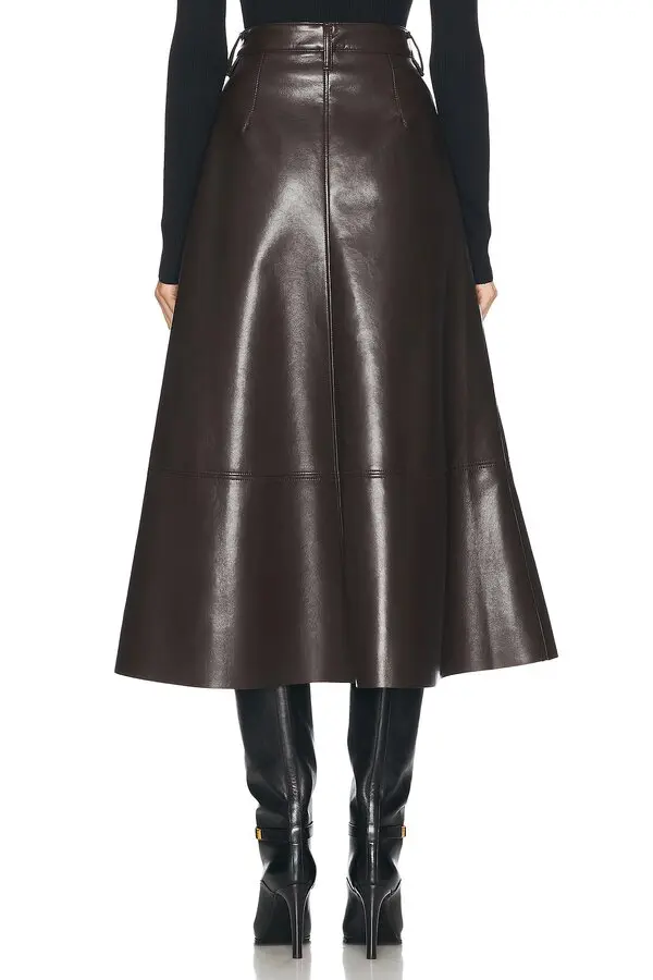 Citizens Of Humanity Cassia Midi Skirt - Chocolate
