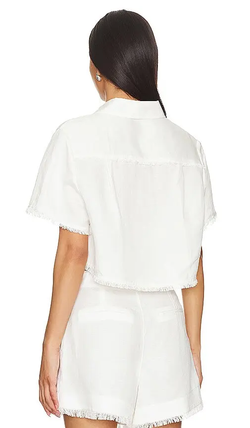 Simkhai Solange Cropped Shirt