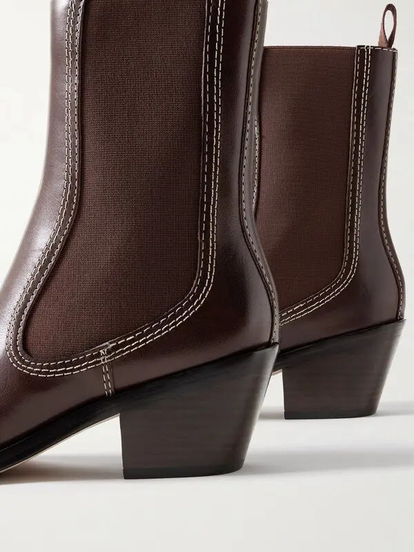 LOEFFLER RANDALL Nat Leather Ankle Boots