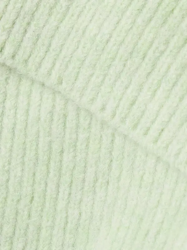 Rick Owens Draped Ribbed-knit Turtleneck Sweater