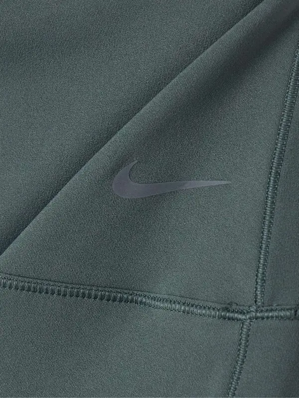 Nike Zenvy Stretch-jersey Flared Leggings - Green