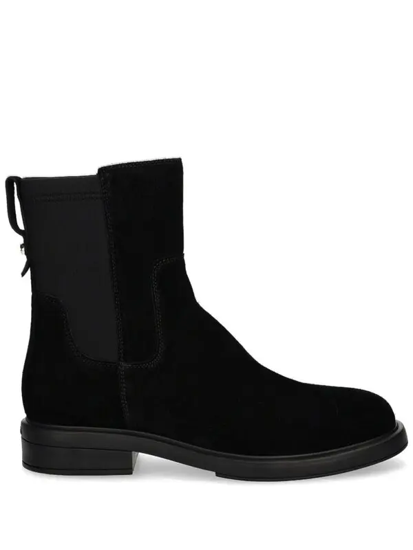 BOSS Logo-plaque Suede Boots