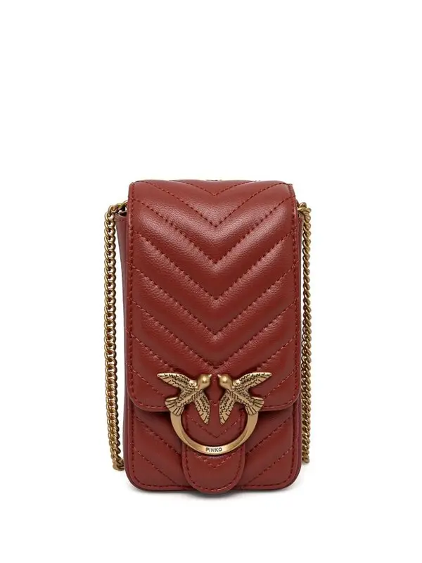 Pinko Love One Smartphone Bag - Red