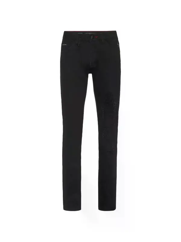 Philipp Plein Dragon-detail Slim Jeans