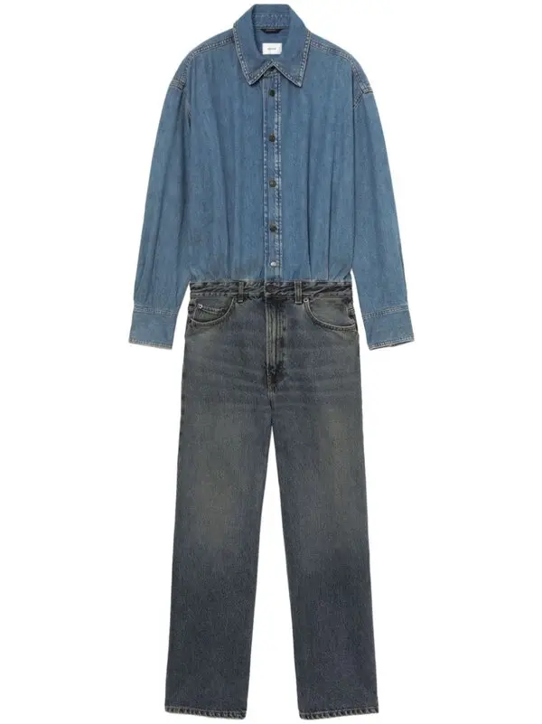 HAIKURE Denim Jumpsuit - Blue