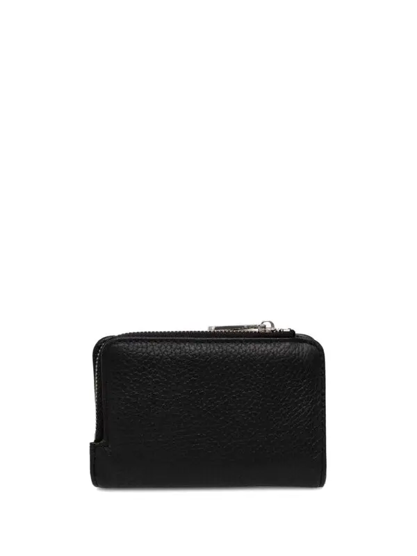 TWINSET Zipped Leather Wallet - Black