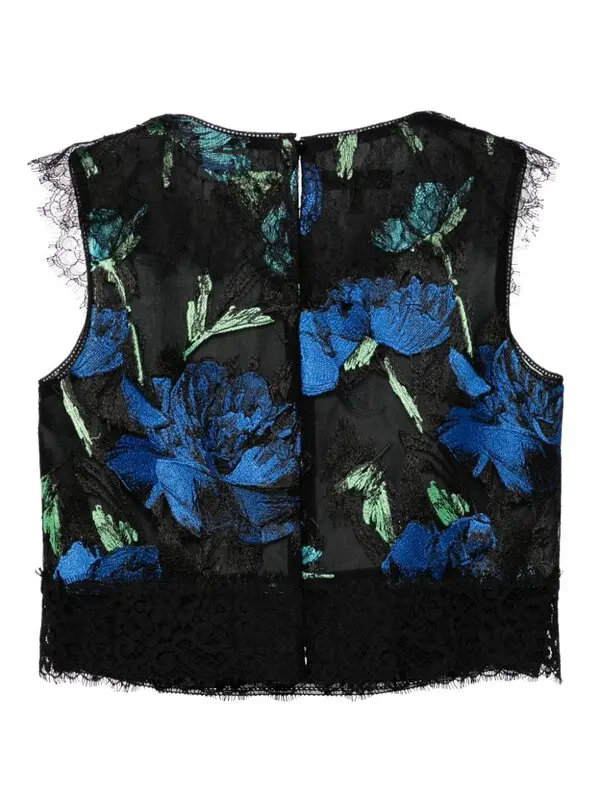Shiatzy Chen Floral Embroidery Top