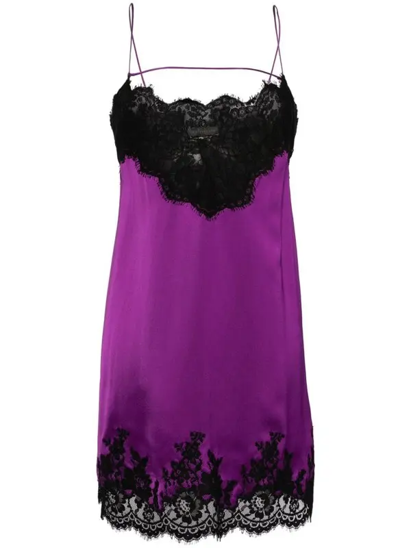 Shiatzy Chen Libre Collection Sequined Dress - Purple