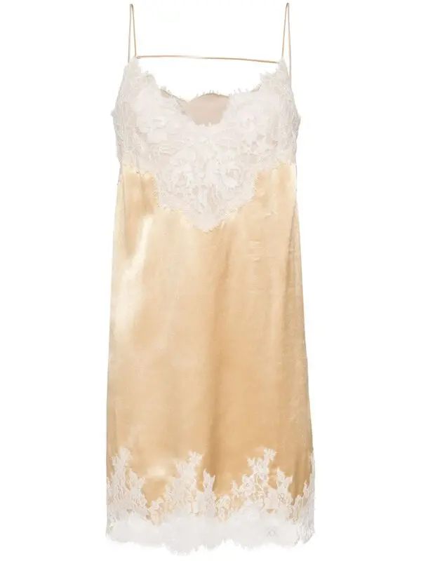 Shiatzy Chen Libre Collection Sequined Dress - Gold