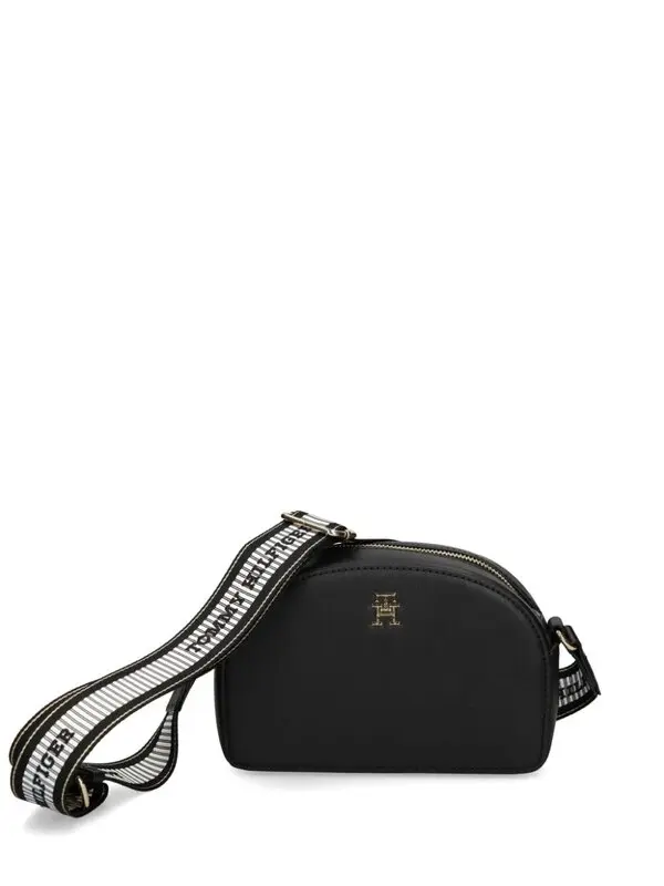 Tommy Hilfiger Crossbody Bag With Logo Plaque - Black