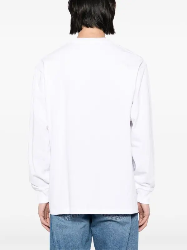 A BATHING APE Marbling Camo Logo T-shirt - White