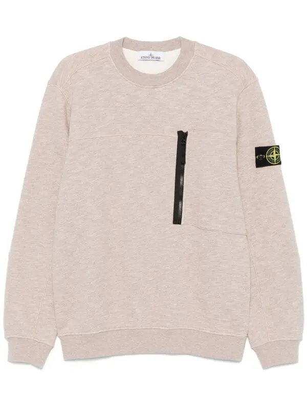Stone Island Mélange-effect Sweatshirt