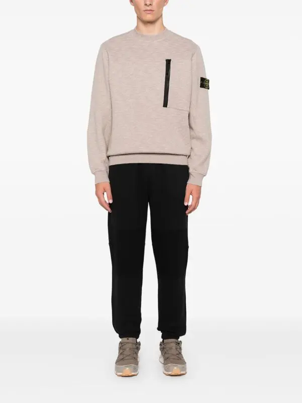 Stone Island Mélange-effect Sweatshirt