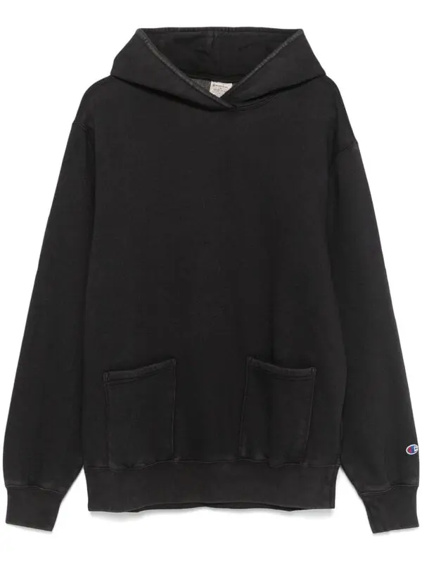 Champion Patch-pockets Hoodie - Black